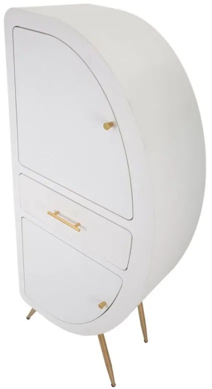 Designová komoda Raghnall 60 cm bílá