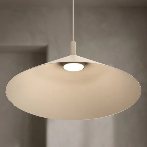 Lustr na lanku ANEGA 1xGX53/15W/230V pr. 50 cm béžová