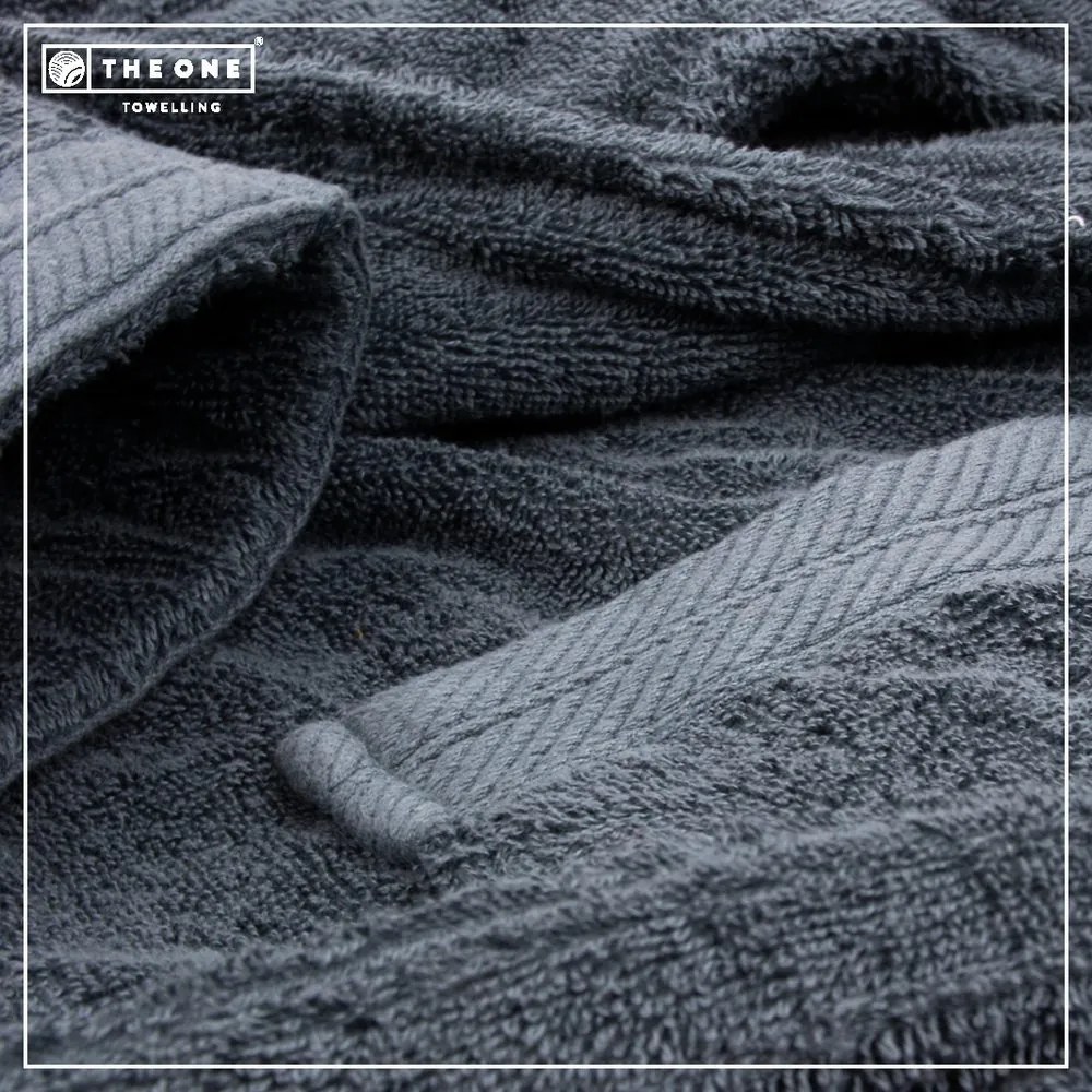 The One Towelling® Župan Organic - Antracit | L/XL