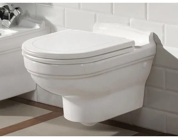 Villeroy & Boch Hommage WC závesné, bílá Alpin 6661B0R1