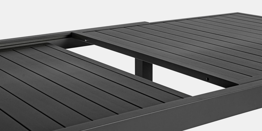 BIZZOTTO Rozkládací zahradní stůl HILDE 200x100 cm antracit 0662920