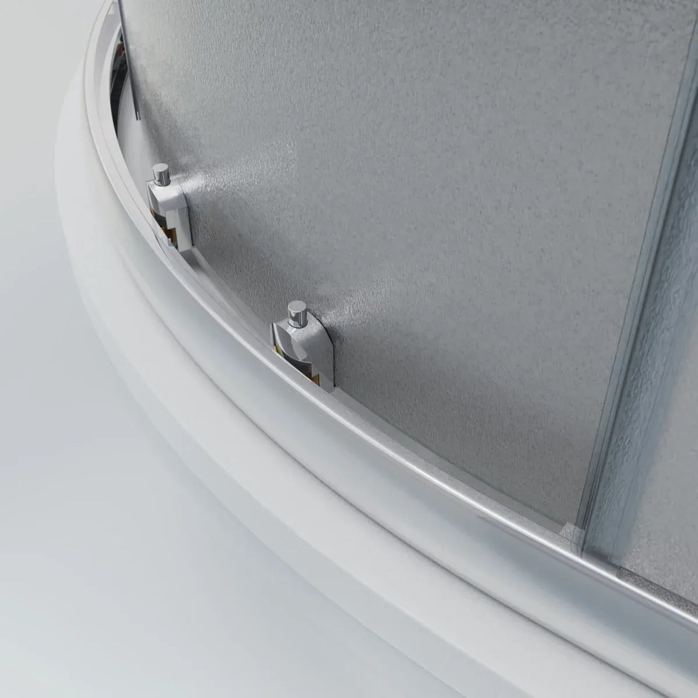 POINT 90x90 Grape Čtvrtkruhová sprchová zástěna