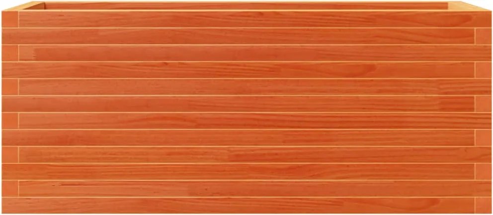 Zahradní truhlík voskově hnědý 110x40x46 cm masivní borovice 3282451