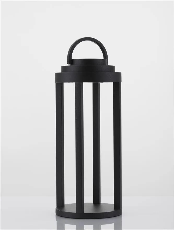 NV 9492700 Venkovní stolní lampa MOCHA antracitový hliník a čiré sklo LED 2W 3000K 5V DC 96st. IP54 - NOVA LUCE