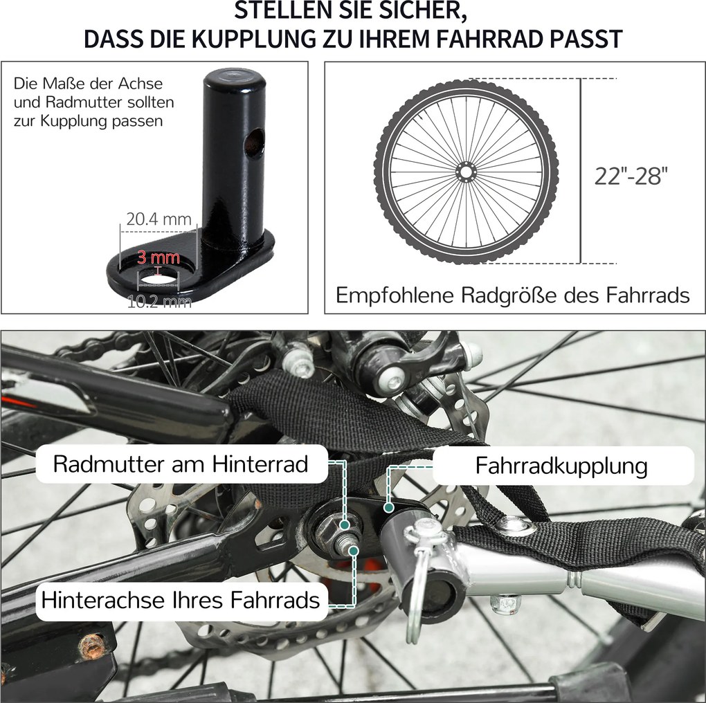 HOMCOM Ruční vozík s nosností 40 kg, skládací, bílo-černý, ocel a Oxford, 140x77x65cm, pro zahradu a dopravu