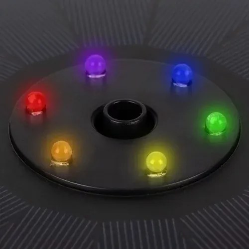 Solární zahradní fontána s LED světly - Gardlov