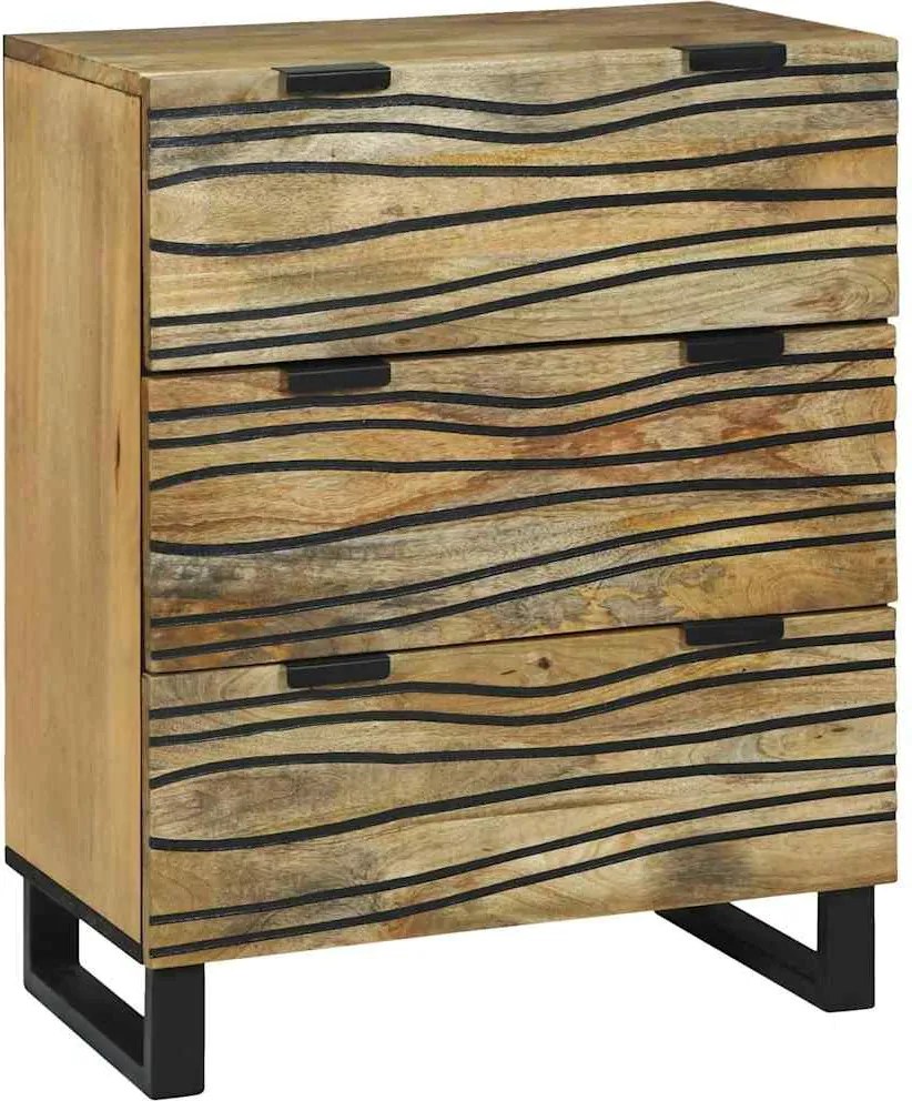 Sestava komody 3 ks Přírodní 180 x 33 x 75 cm 3310041