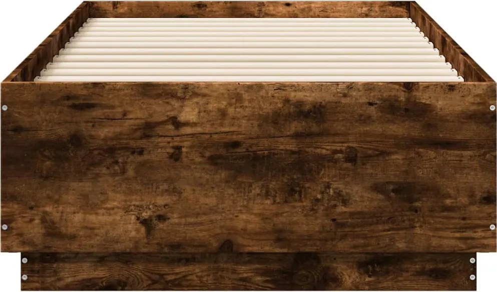 Rám postele kouřový dub 90 x 190 cm kompozitní dřevo 3209755