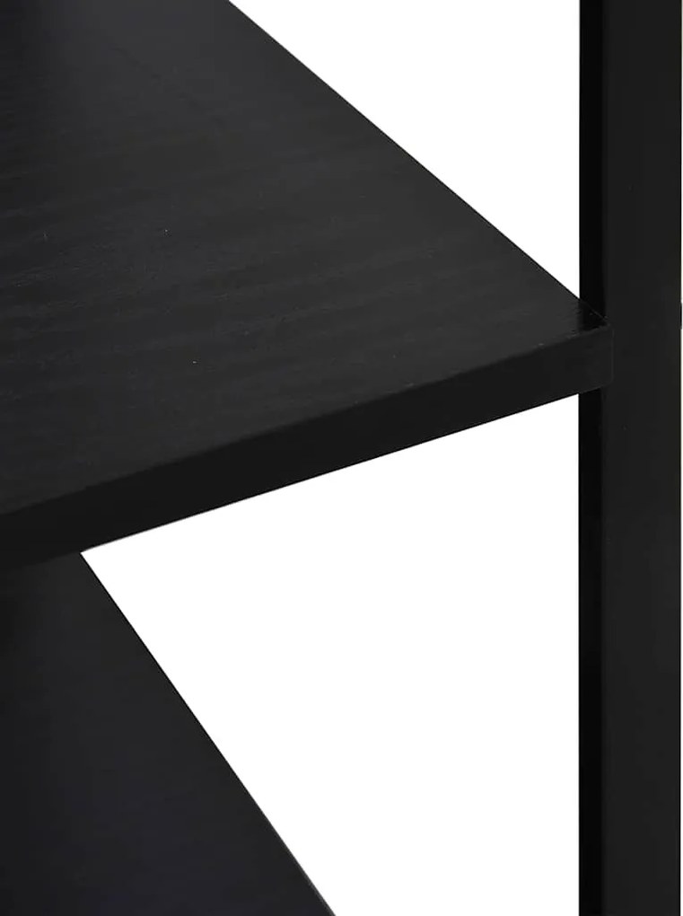 Skříňka na mikrovlnku černá 60x39,6x79,5 cm kompozitní dřevo 288234