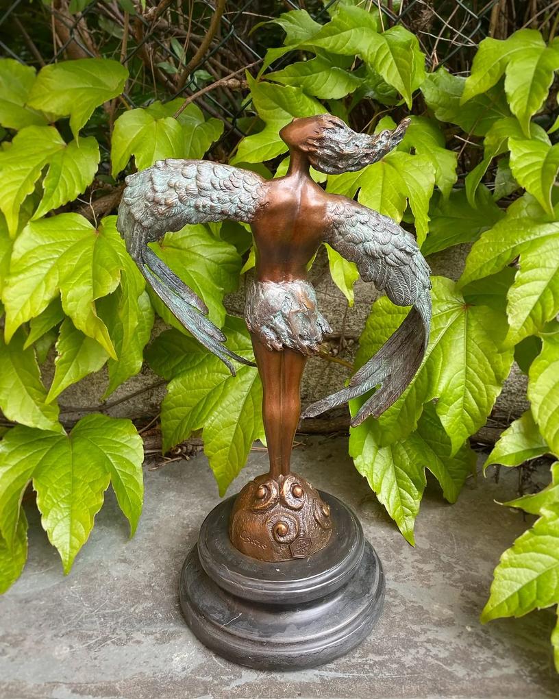 Soška bronzová socha Íkaros řecká mytologie