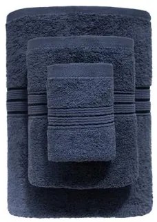 Bavlněný ručník Rondo 50x90 cm modrý