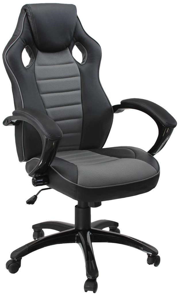 Kancelářská židle  Hawaj Racing Deluxe | šedo-černá