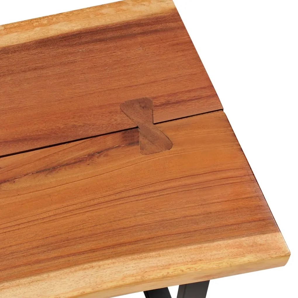 Konferenční stolek masivní dřevo suar 102 x 54 x 41 cm - Default Title