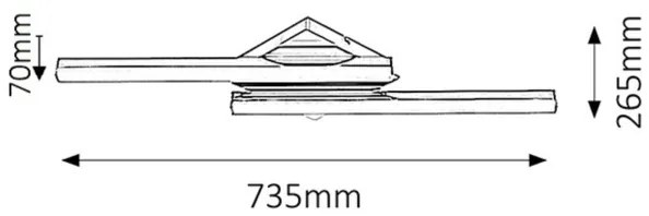 Rabalux 5895 - LED Nástěnné koupelnové svítidlo ANTONIA 2xLED/12W