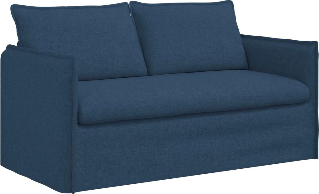 Set pohovek 2 ks Modrá Textil 3407573