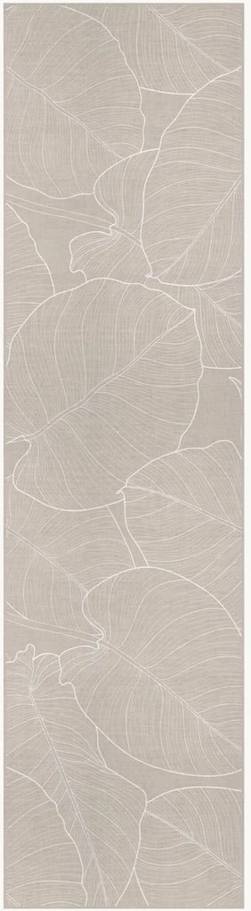 Vinylová rohožka's protiskluzovou vrstvou Hojas Beige