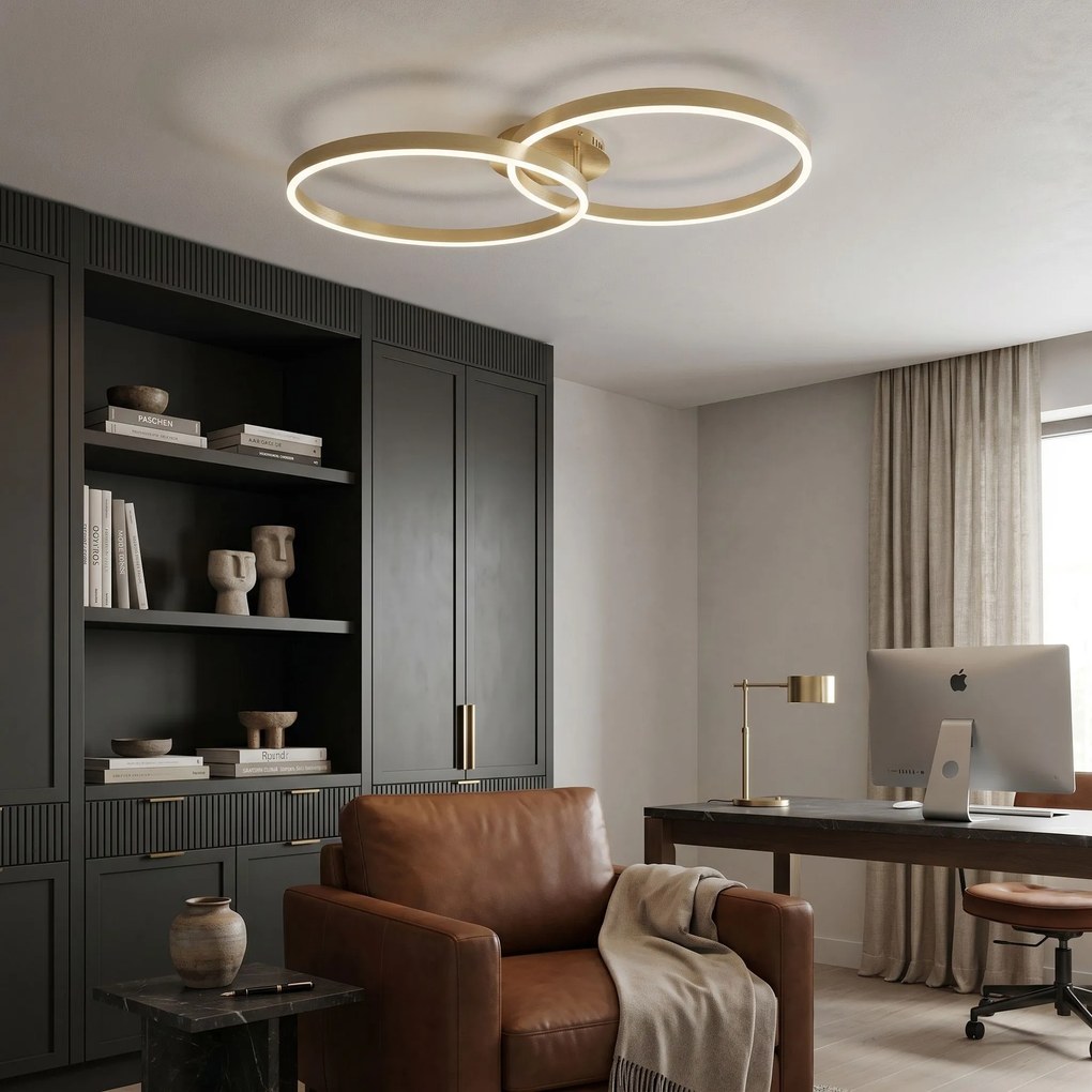 Toolight Rea, Stropní svítidlo LED SWE062-C BRUSH GOLD, OSW-20162