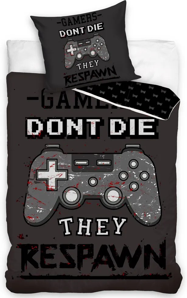 Dětské povlečení Gamer Nesmrtelní