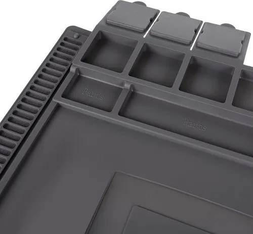 Silikonová podložka s magnetickými přihrádkami 45×30 cm Bigstren