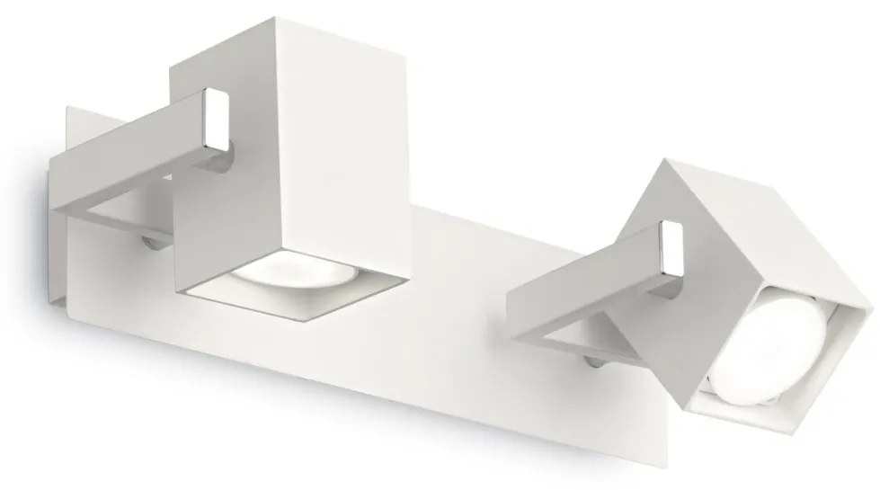 Bodové stropní a nástěnné svítidlo Ideal Lux Mouse AP2 bianco 073545 2x50W bílé