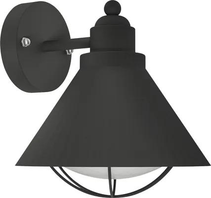 Venkovní nástěnné osvětlení BARROSELA 1x40W/E27 černé