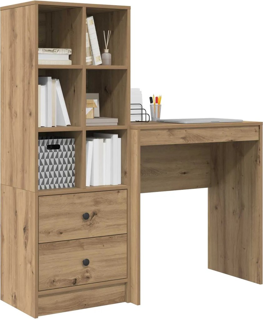 Stůl Artisanový dub 115,5 x 40 x 127 cm 2 ks 3337312