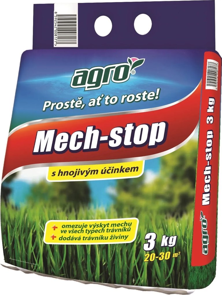 AGRO Dusíkaté hnojivo Mech-stop 3 kg (pytel)
