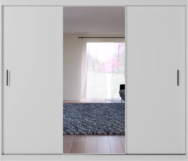 GiB Meble Šatní skříň BREGI SZ250 Barva: Votan/černá