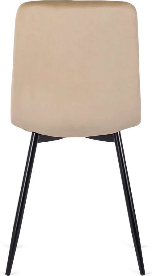 Jídelní židle Vabo Velvet, béžová