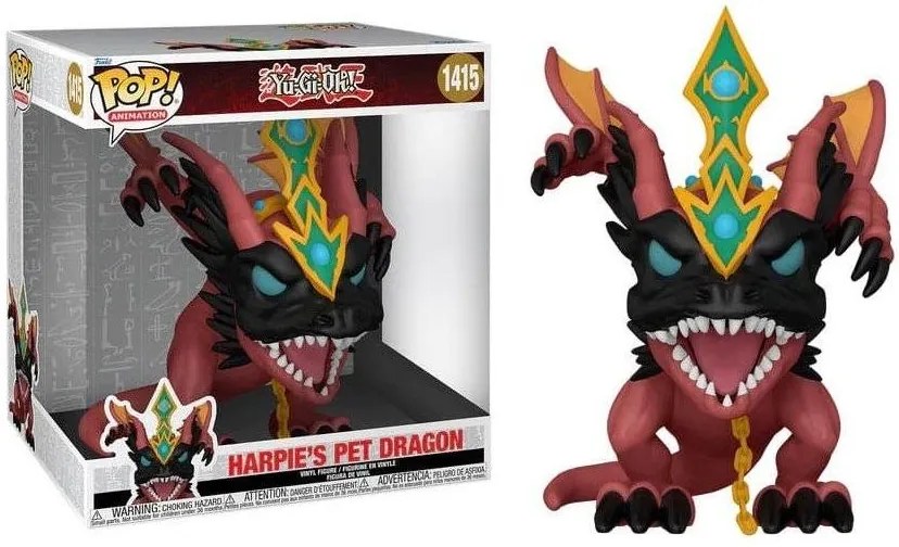 Funko pop! yu-gi-oh! super sized jumbo harpie's pet dragon 25 cm 1415