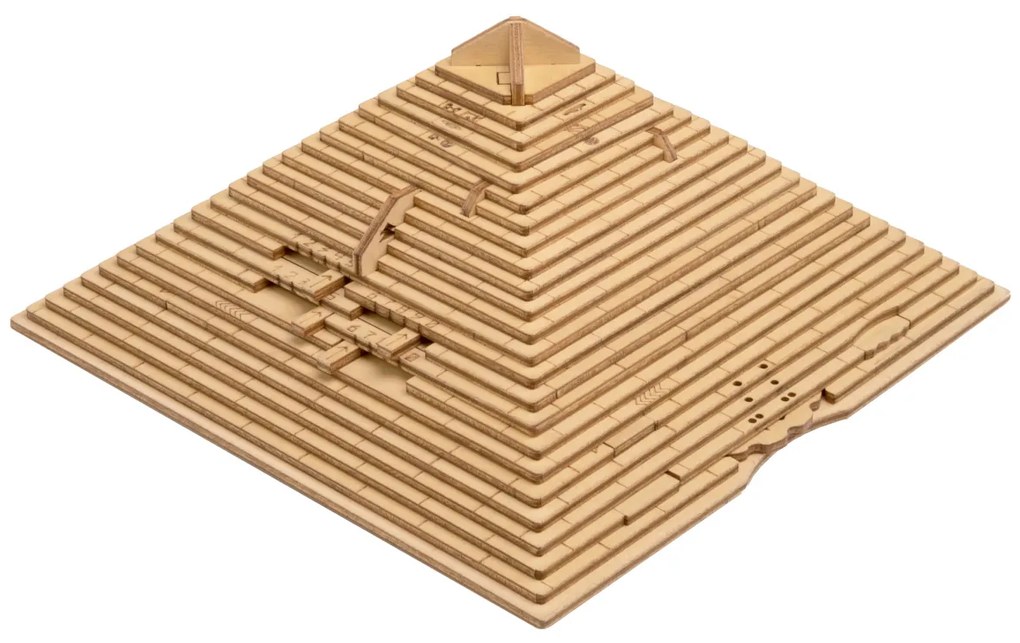 EscapeWelt Dřevěný hlavolam Pyramida