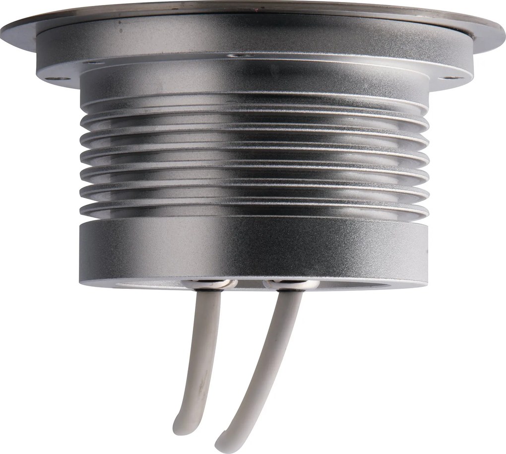 FAN LED-IRIDE-R14 Pochozí venkovní LED svítidlo IRIDE DC12/24V stříbrná, hliník, 18x1 W, RGB, stmívatelné, IP67, 114,5 x 7,3 cm - FANEUROPE