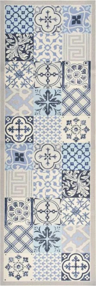 vidaXL Kuchyňský koberec omyvatelný Vaření 60 x 180 cm samet [136547] Barva: coffee blue