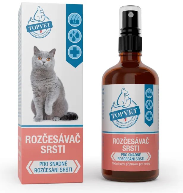 Green idea Rozčesávač srsti pro kočky 100 ml