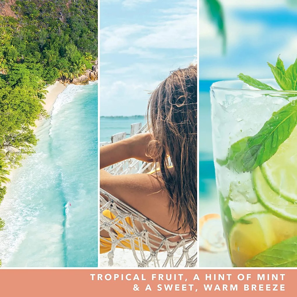 Yankee Candle vonná svíčka Signature ve skle střední Tropical Breeze 368g