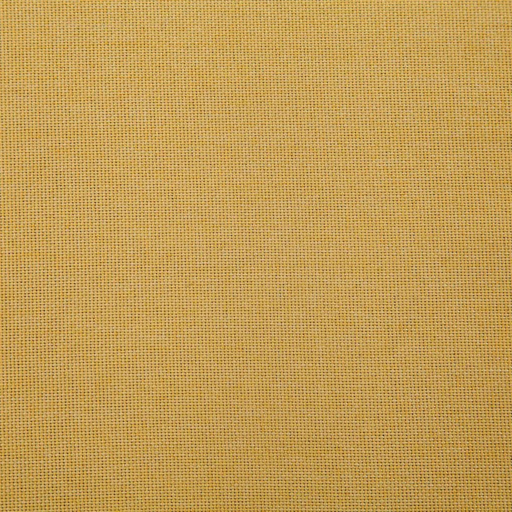 Lavice s úložným prostorem 116 cm žlutá polyester 281324