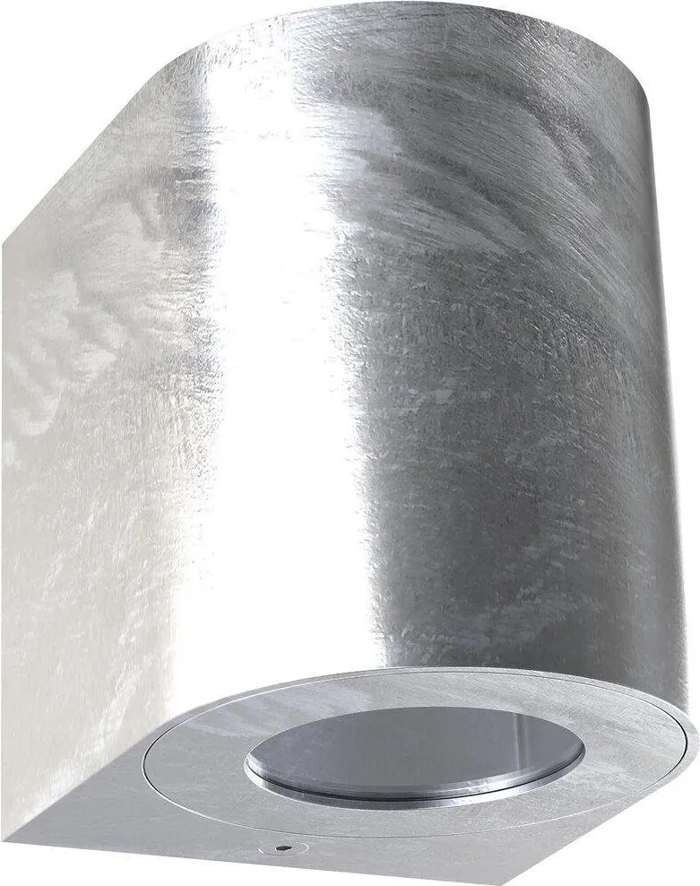 NOR 49701031 Venkovní nástěnné svítidlo Canto 2 2x5W LED galvanizovaná ocel čirá - NORDLUX
