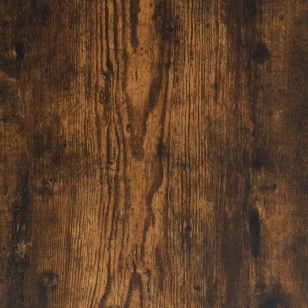 Petromila Knihovna kouřový dub 78,5 x 33 x 153 cm kompozitní dřevo