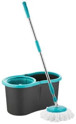 Rotační mop s kbelíkem Eva šedá-modrá