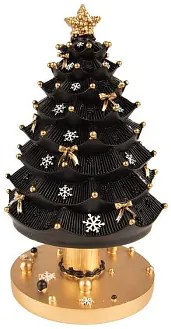 Music box CHRISTMAS TREE BLACK