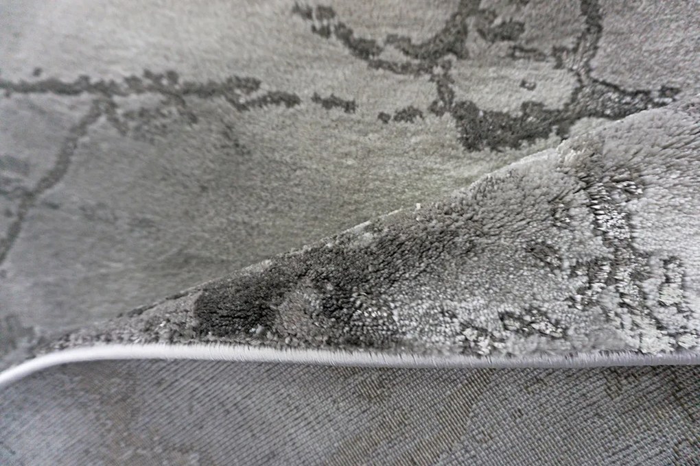 BE Koberec Elite 23282 GREY - šedý obdélníkový Rozměr: 60x100 cm