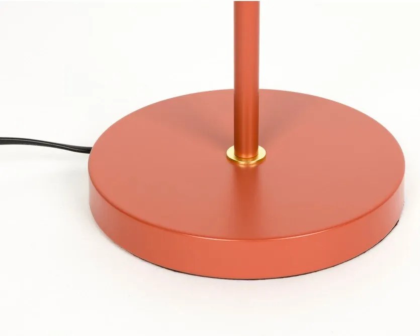 Červená kovová stolní lampa (výška 45,5 cm) Aero – White Label
