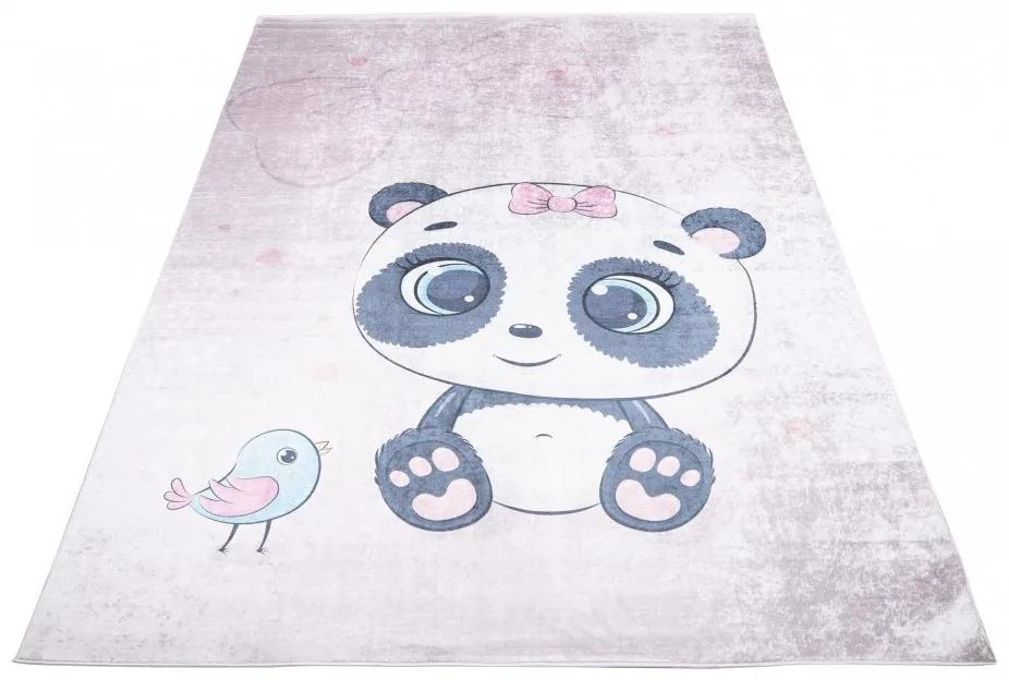 Dětský koberec s rozkošným motivem pandy Šířka: 120 cm | Délka: 170 cm