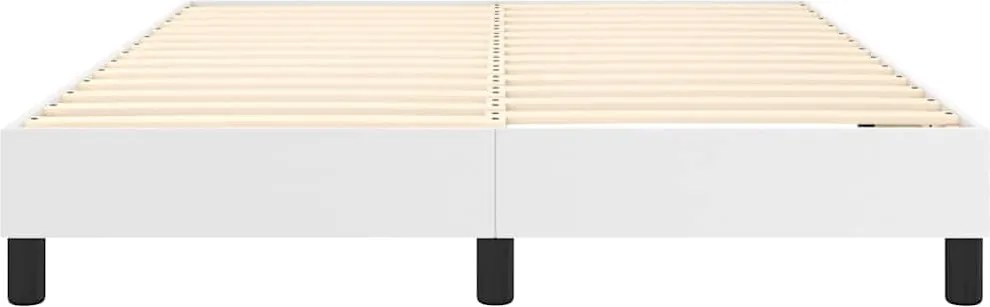 Rám postele s boxspringem bílá 140 x 200 cm umělá kůže 3120701