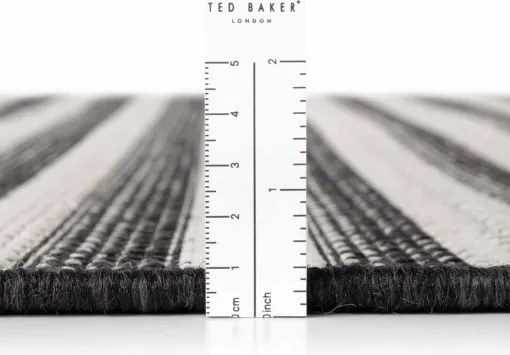 Koberec Ted Baker Haringey Woodfield černý / bílý ovál