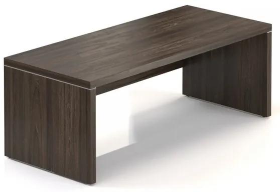 Stůl Lineart 200 x 85 cm jilm tmavý