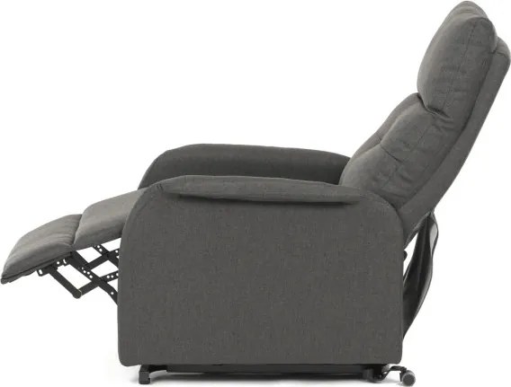 Polohovací křeslo šedé, elektrické TV-5482 GREY2