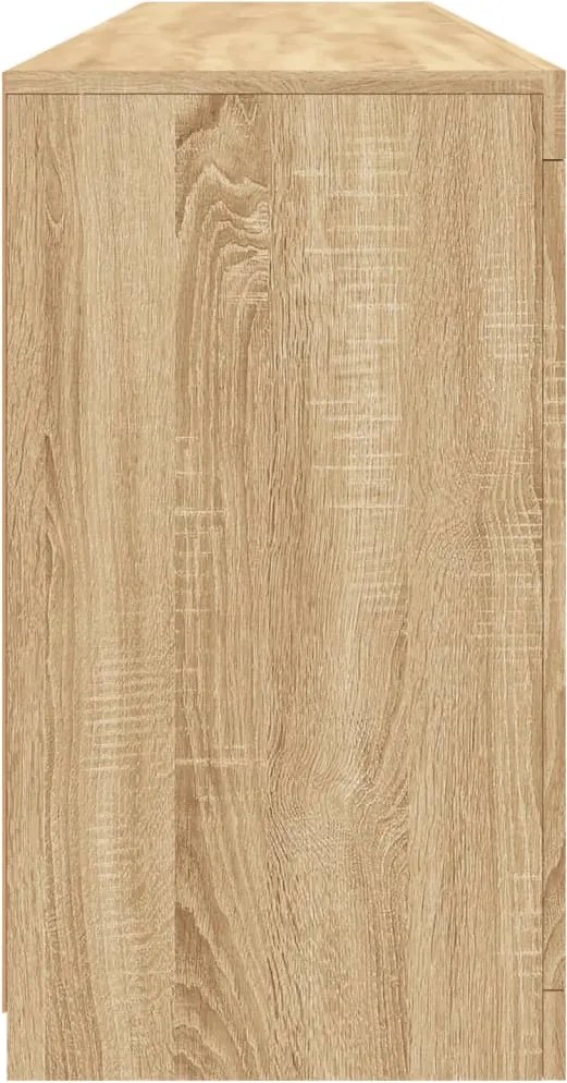 Příborník s LED osvětlením dub sonoma 162 x 37 x 67 cm 3208997