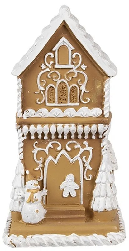 Svítící perníková chaloupka Gingerbread House - 8*8*15 cm