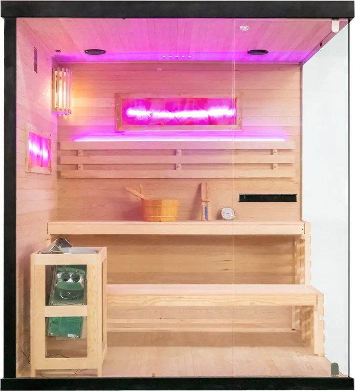BPS-koupelny Finská sauna Relax 180x160, 4-5 osob